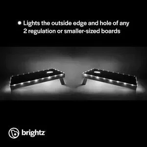Brightz | Games | Tossbrightz White Led Cornhole Lights For Board And ...